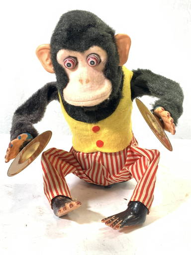 Vintage C.k. Cymbal Banging Monkey Toy