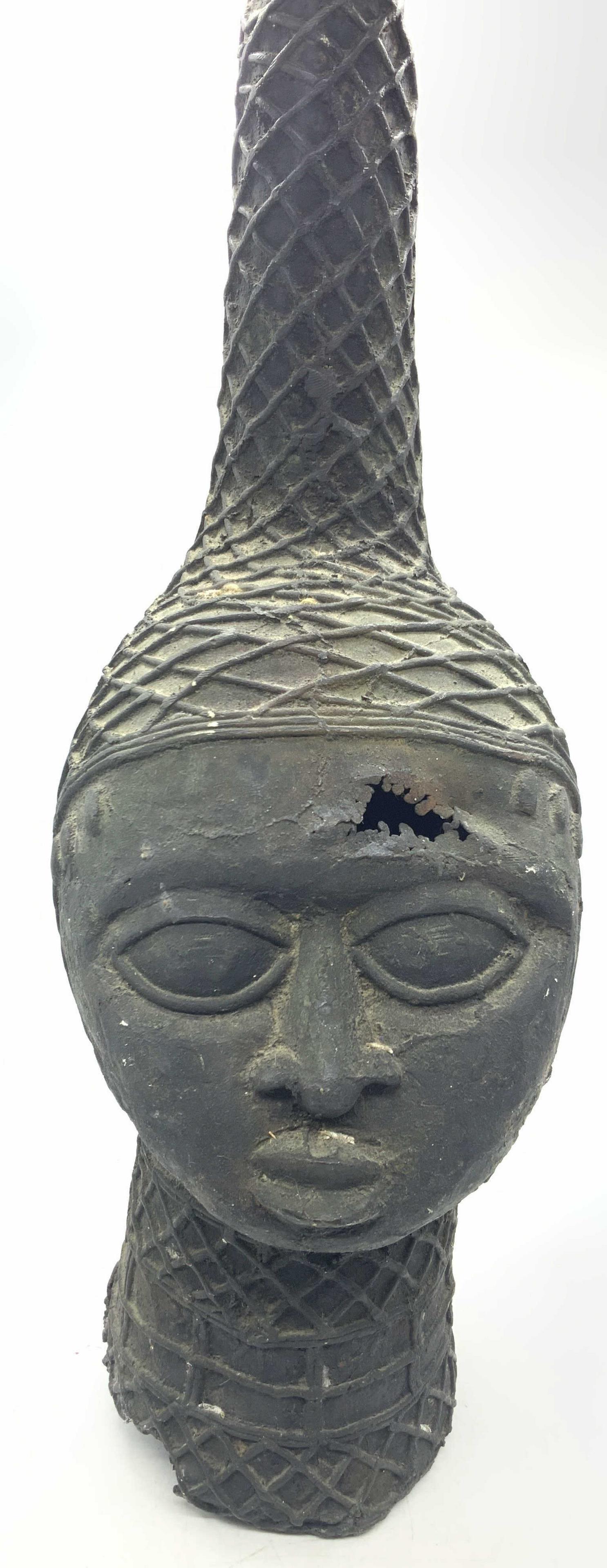Yoruba African Bronze Head Auction