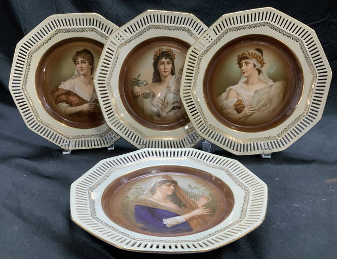 Set Schumann Porcelain Plates, Germany