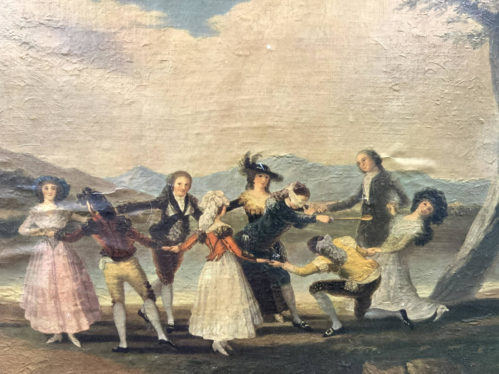 Francisco De Goya Blind Man’s Buff Lithograph Auction