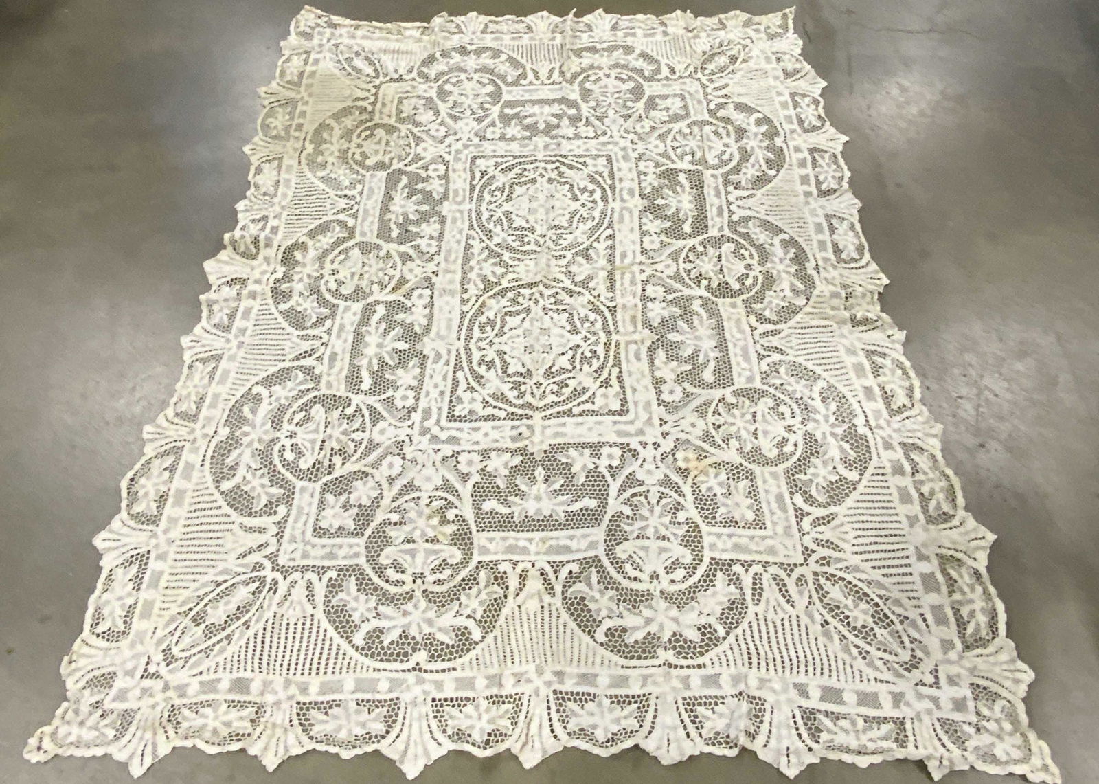 Vintage Lace Tablecloth