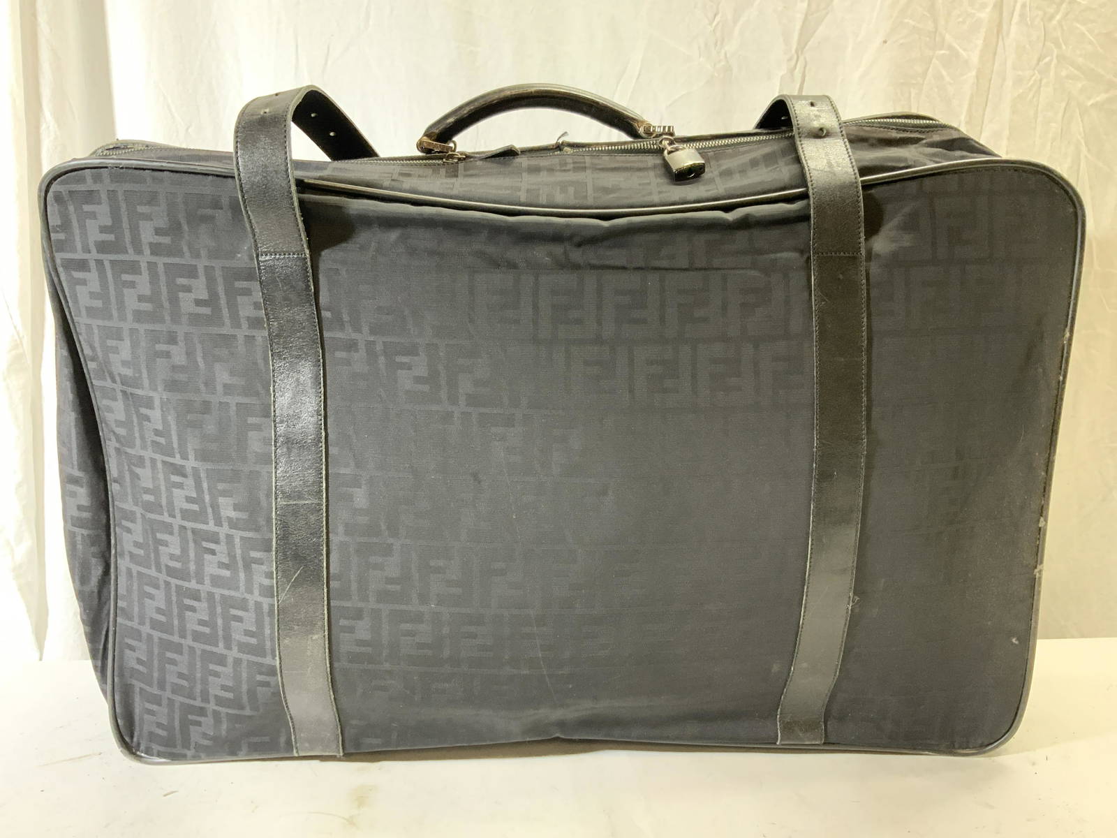 Vintage Fendi Nylon Suitcase In Black Auction