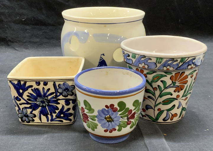 Lot 4 Icaros Pottery & More Ceramic Planters