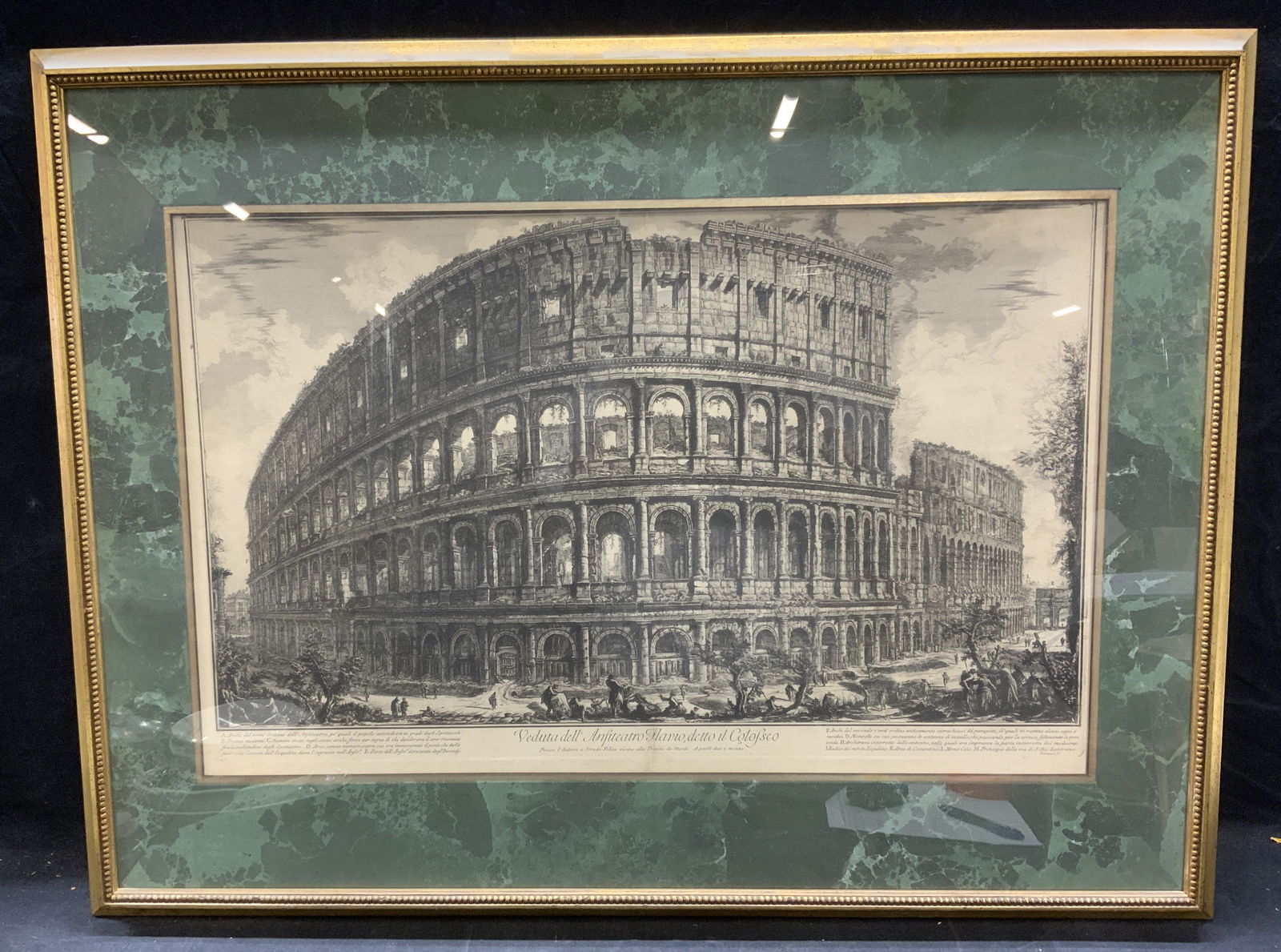 Piranesi Roman Colosseum Etching Auction
