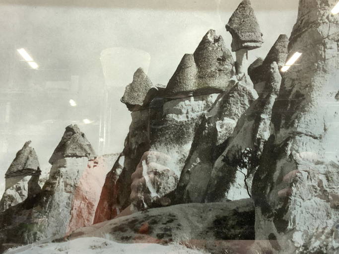 Alon Bement Signed Rock Formation Photograph