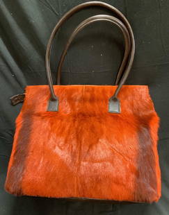 African Genuine Springbuck Hide Bolster Cushion/