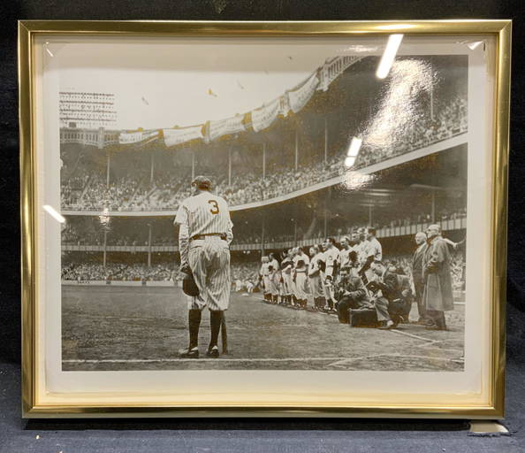 Babe Ruths Farewell Ny Yankees Photograph