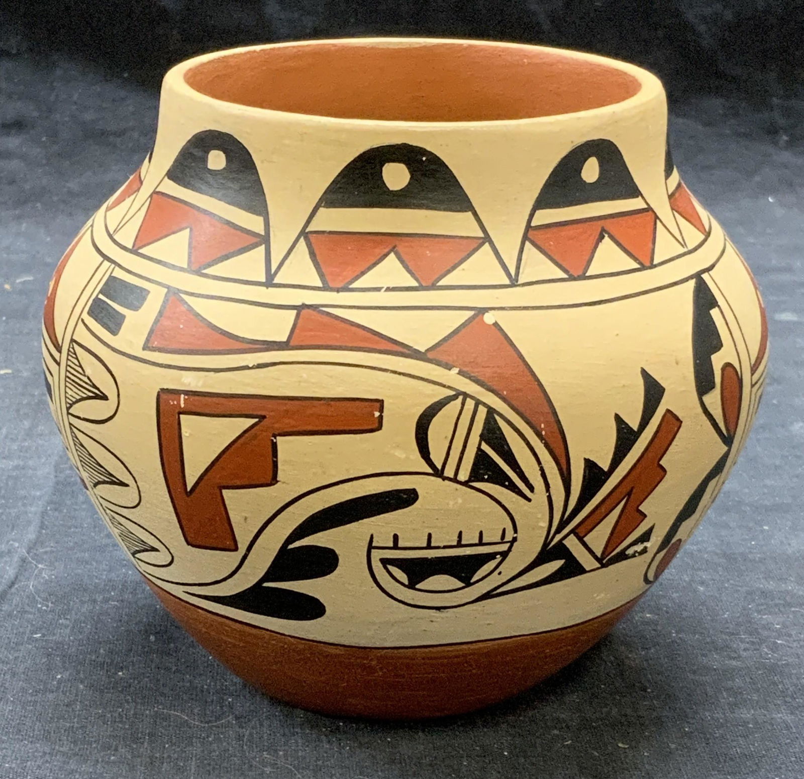Percingula R Tosa Jemez Polychrome Pottery Jar Auction