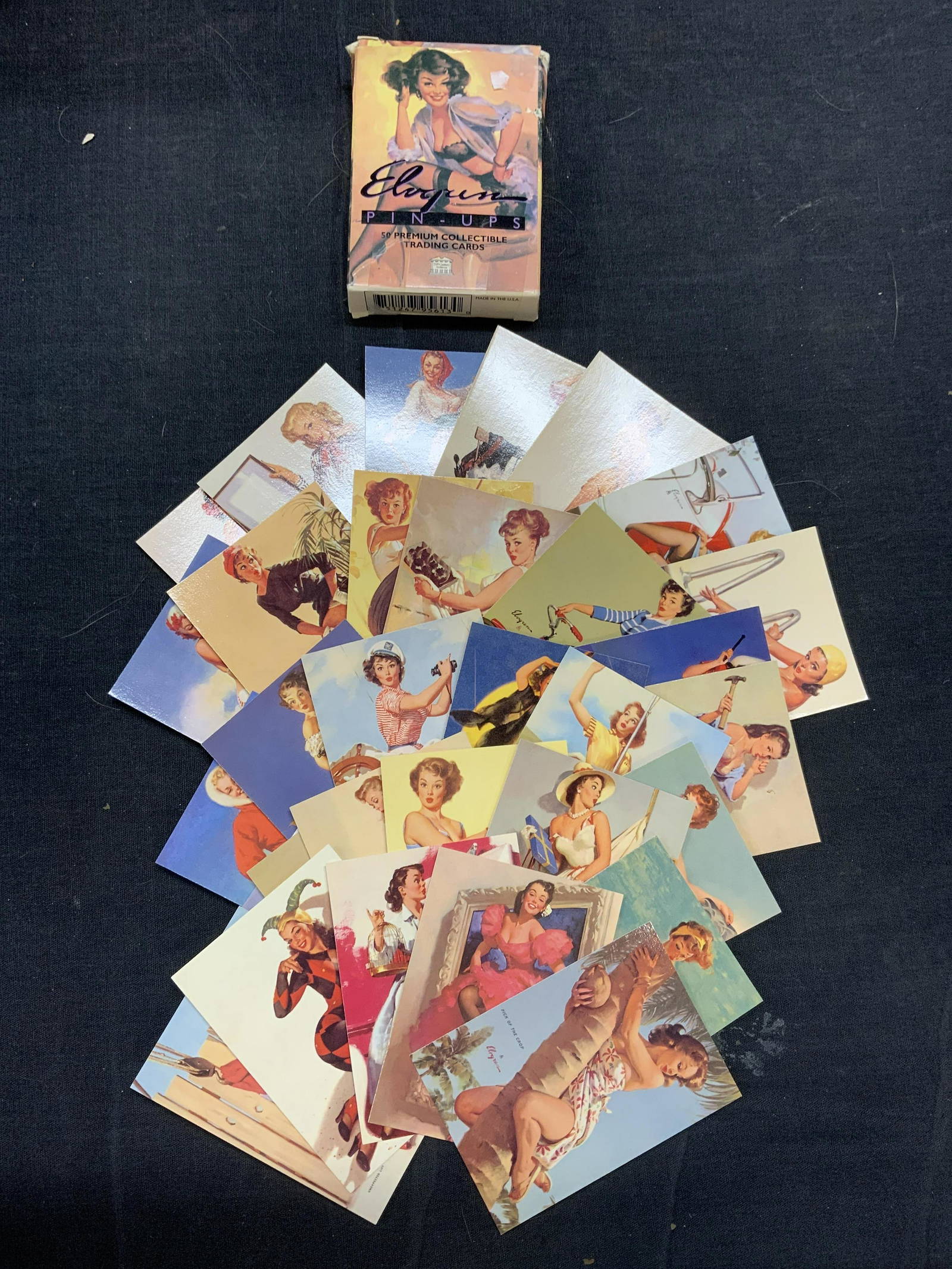 Elvgren Collectible Pin Up Trading Cards Auction