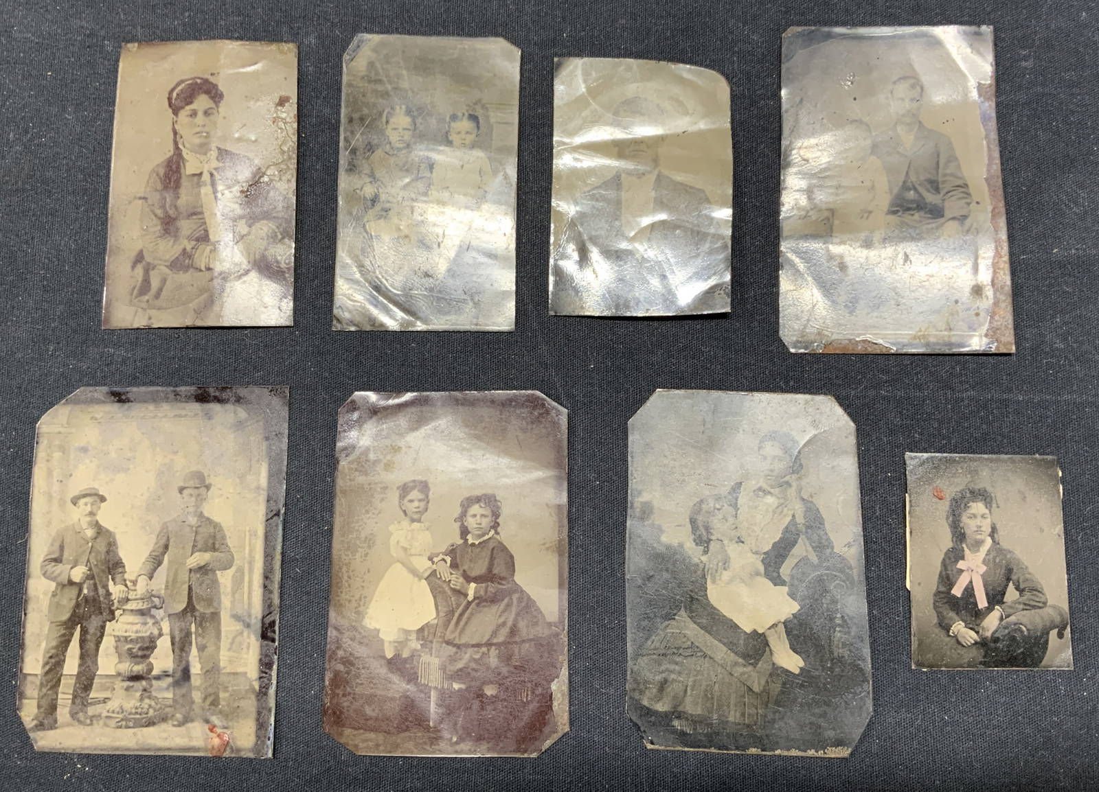 Lot 8 Antique 19th Century Tintype Photographs Auction
