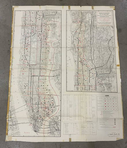 1971 New York City School Building Map