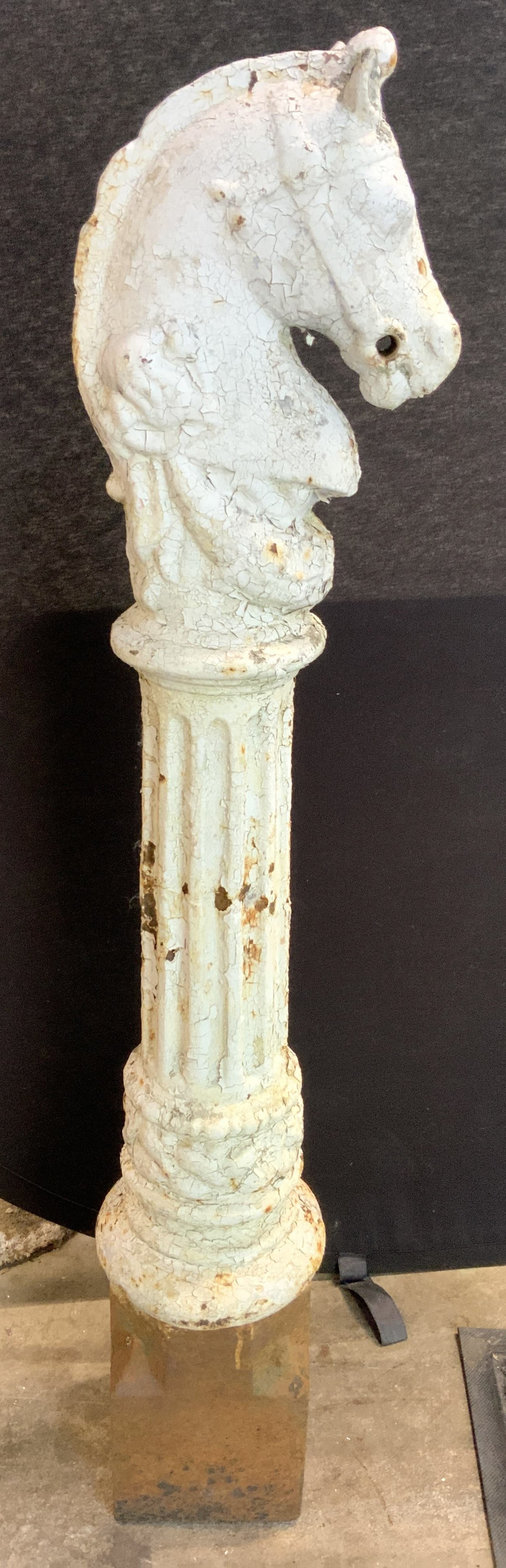 Antique Cast Iron Horse Hitching Post Auction