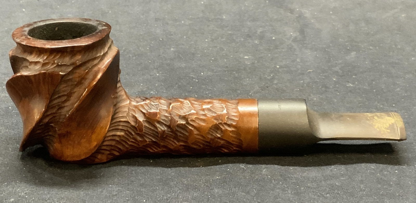 Vintage Marxman Carved Briar Wood Pipe