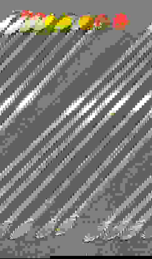 Lot 7 Art Glass Fruit & Vegetable Swizzle Sticks Auction