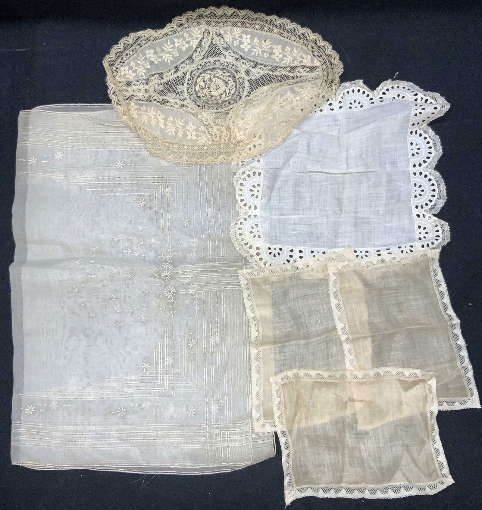 Lot 7 Antique Table Linens