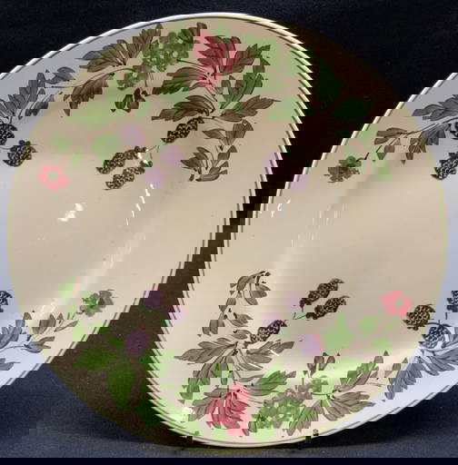 Antique Adams Titian Ware Blackberry Plate