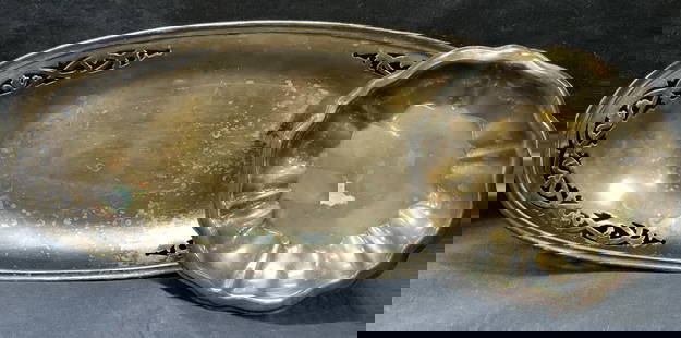 Oneida Silver Plate Dining Platter 14" Across