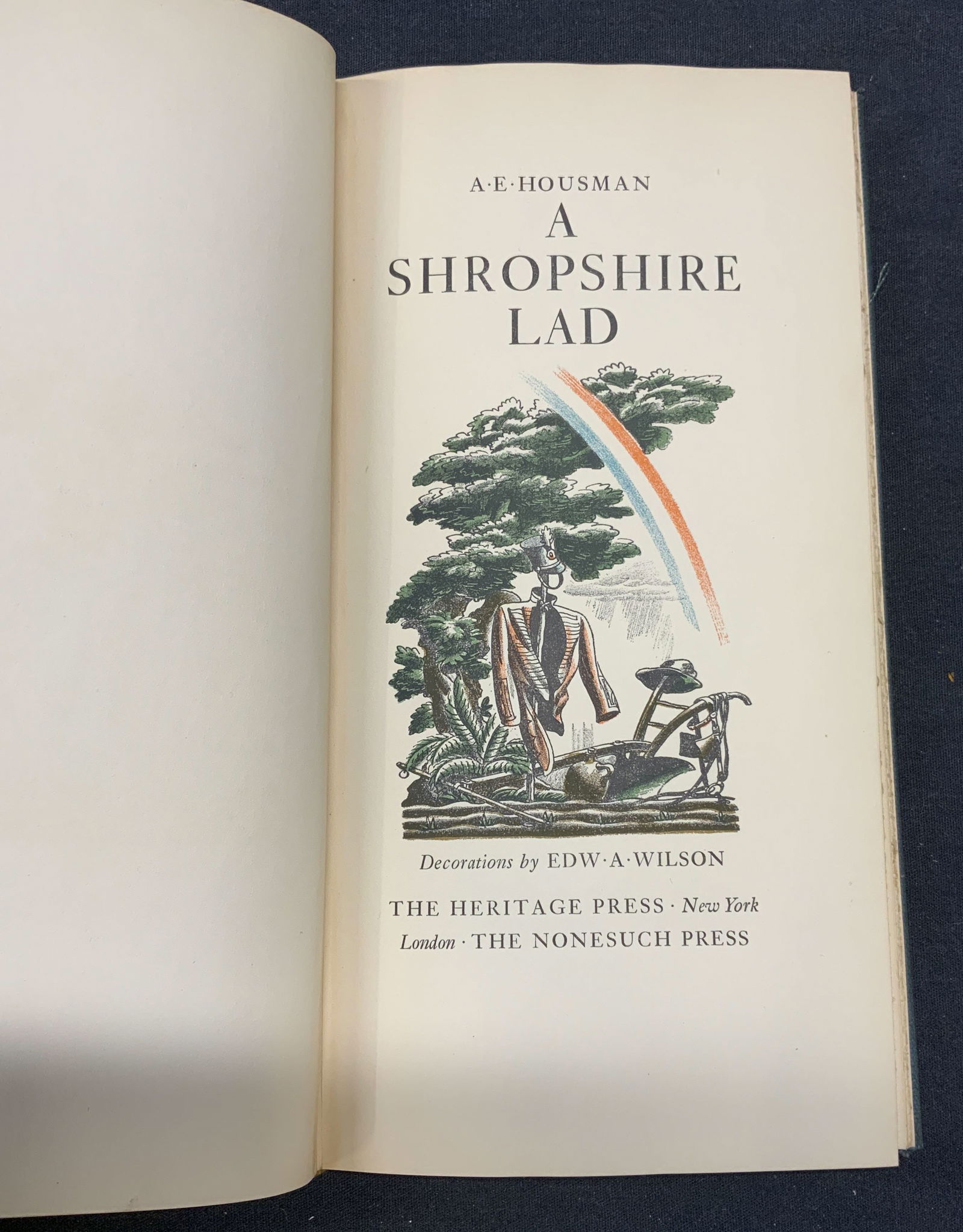 A Shropshire Lad, Illustrated, Housman, 1935 Auction