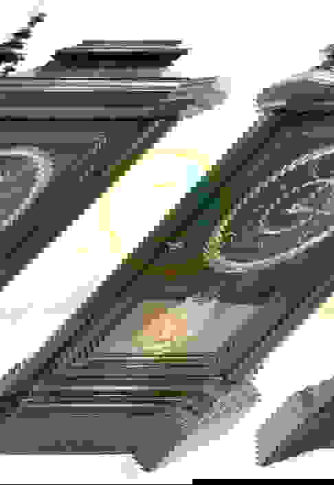 E Ingraham & Co Domino Vtg Wooden Mantel Clock Auction