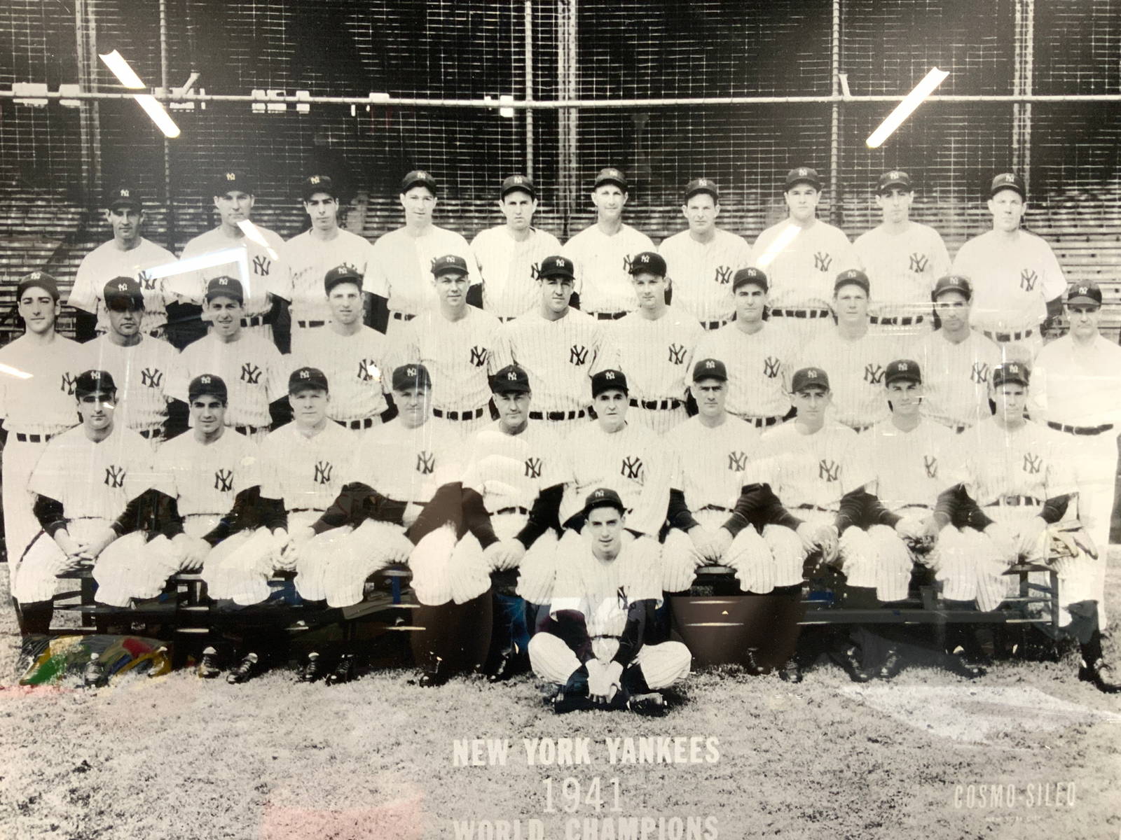 Framed Ny Yankees 1941 World Champions Photo Auction