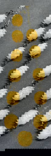 Carved Bone Animal Beaded Necklace