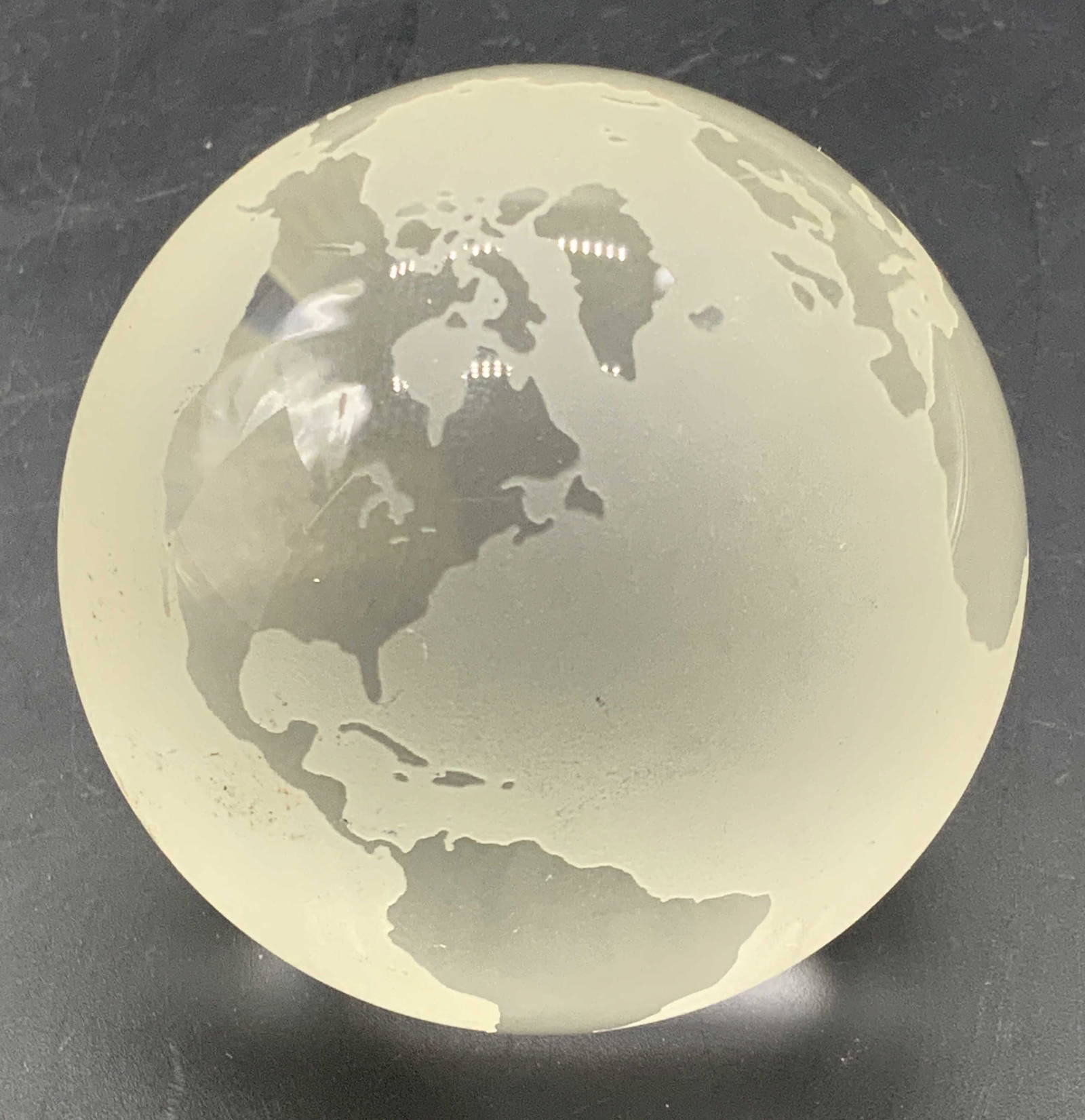 Tiffany And Co Signed Frosted And Clear Glass Globe Auction