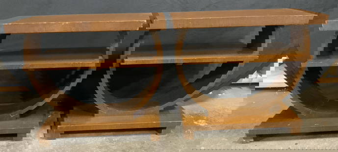 Brown Saltman, Pair Of Art Deco Side Tables