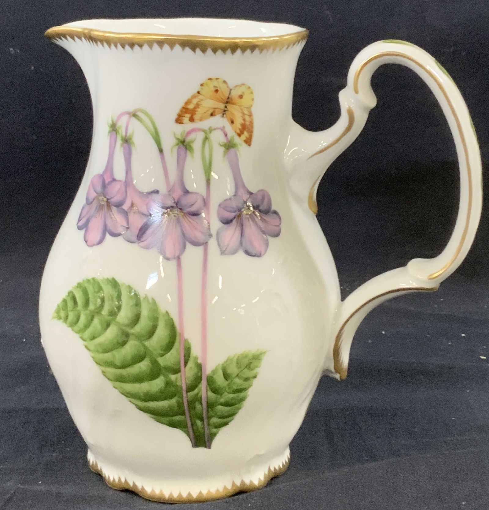 Anna Weatherly Botanical Porcelain Pitcher,hungary Auction