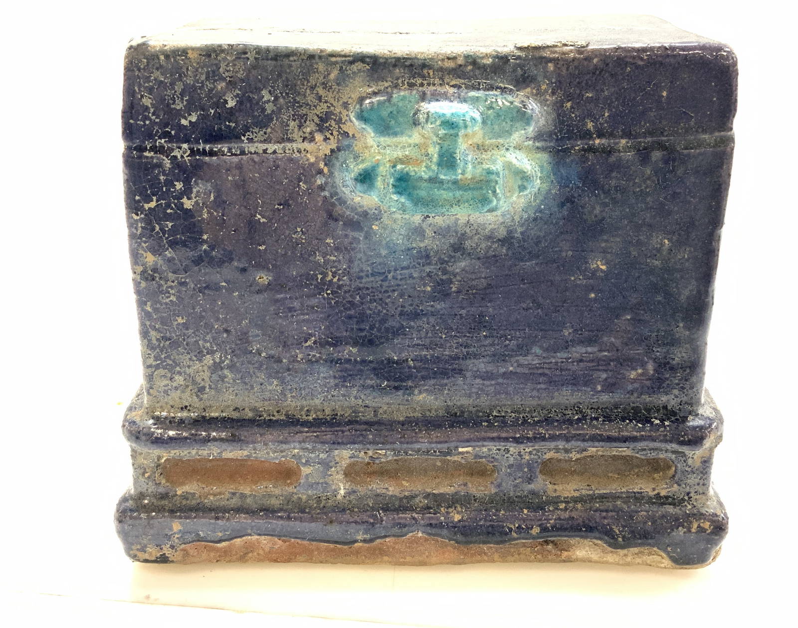 Antique Chinese Ceramic Treasure Chest, 17th C Auction