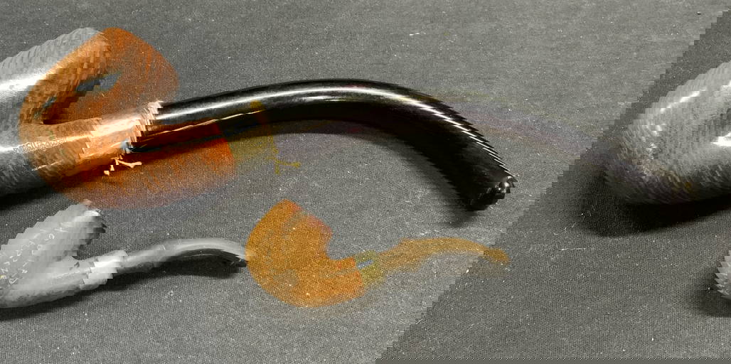 Lot 2 Vintage Wellington Wdc Wood Pipes