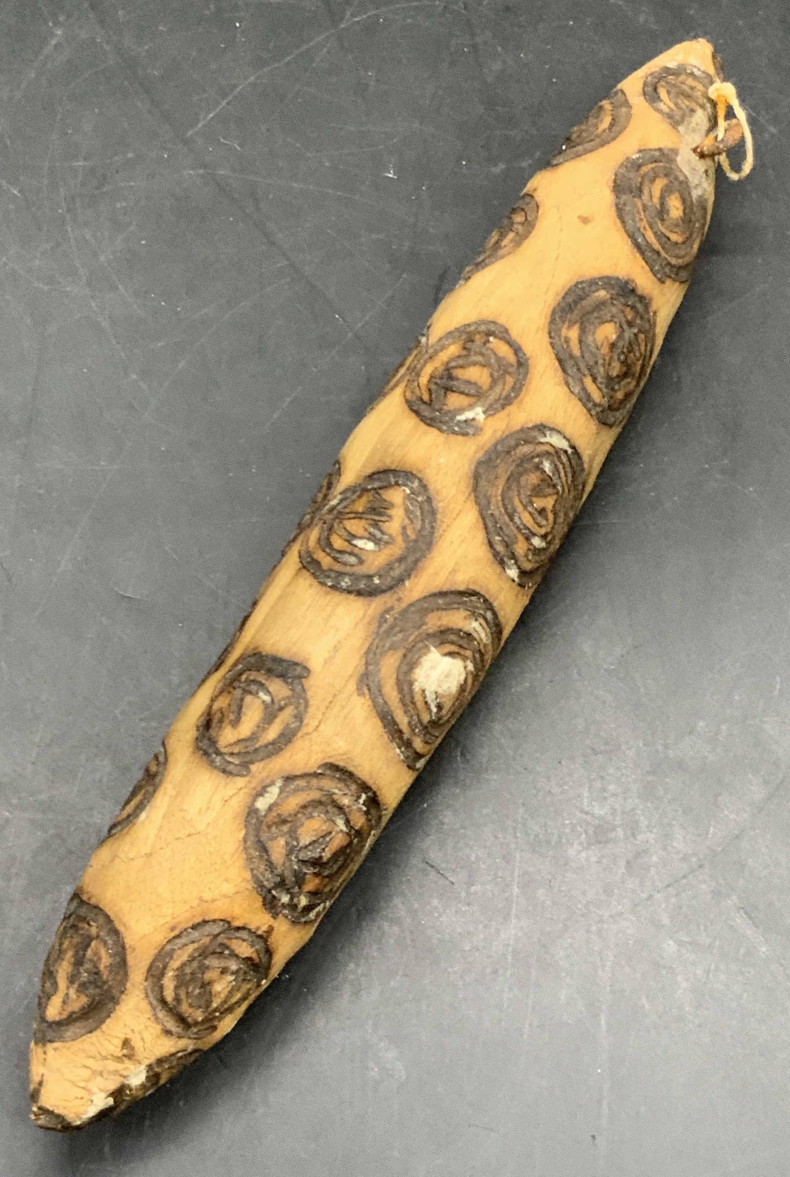 Hand Carved Wooden Aboriginal Message Stick Auction