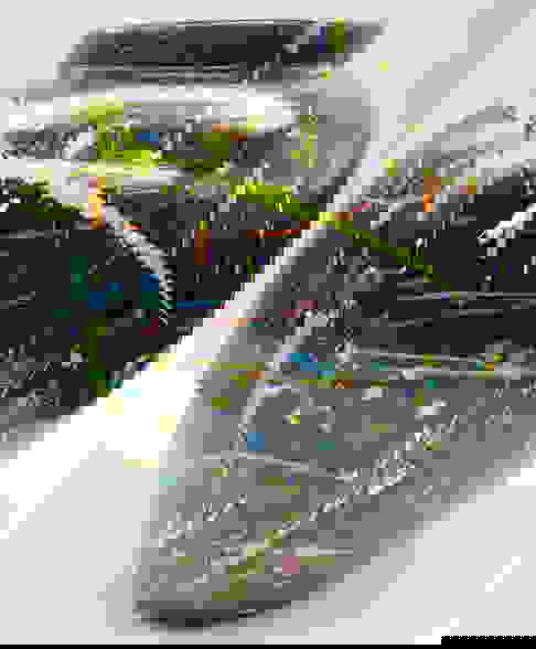 Mid Century Style Ceramic Splatter Paint Vase Auction