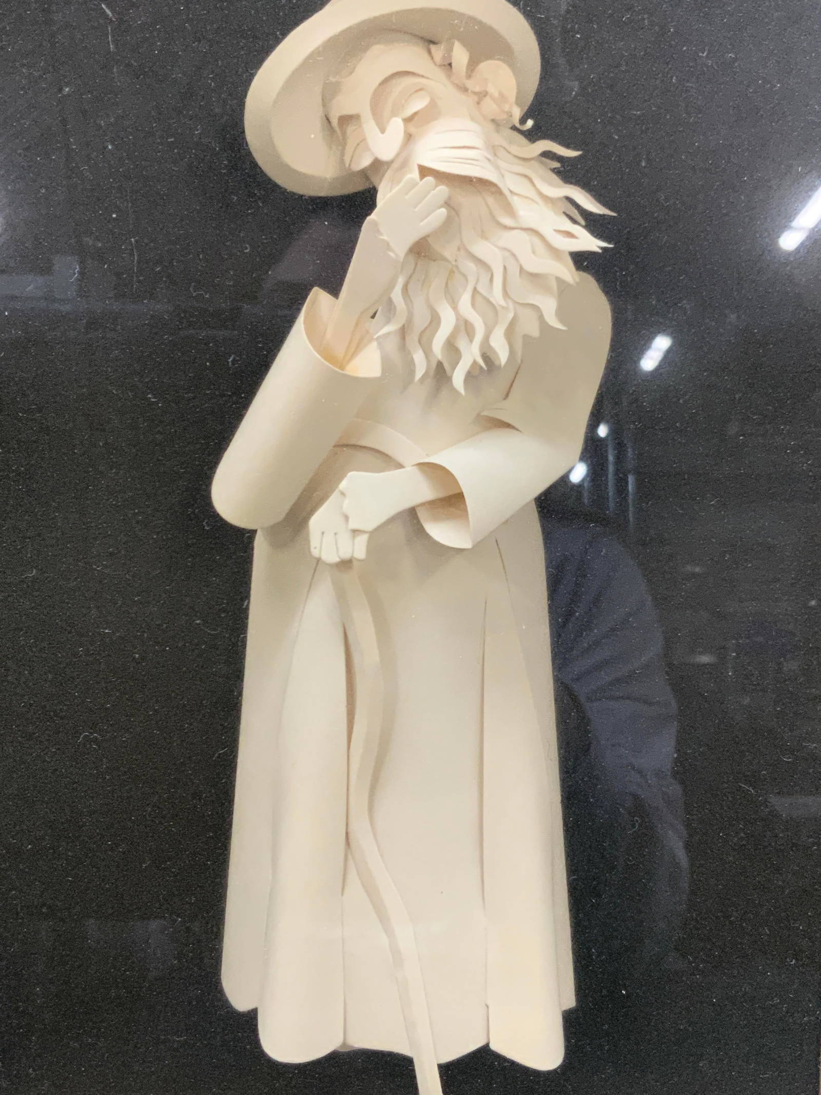 Jack Eisner Sgd Figural Paper Sculpture Auction