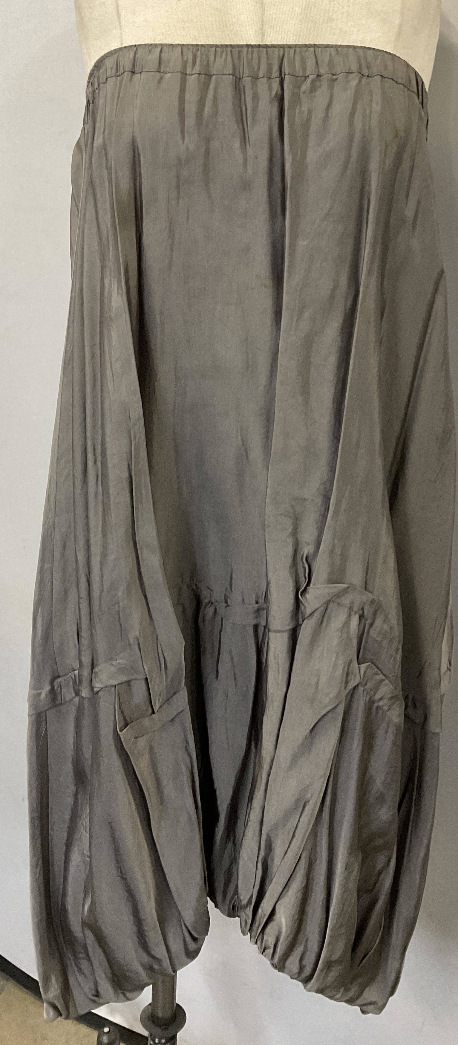 Lilith Gray Tiered Bubble Dress / Skirt, France Auction