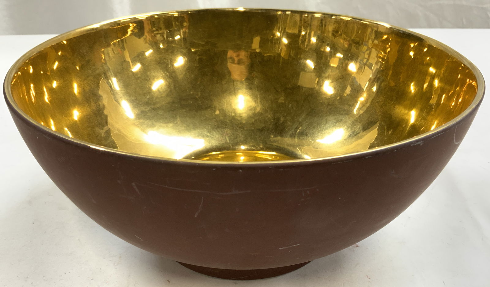 Porcelaine De Paris Gilt Porcelain Bowl France Auction