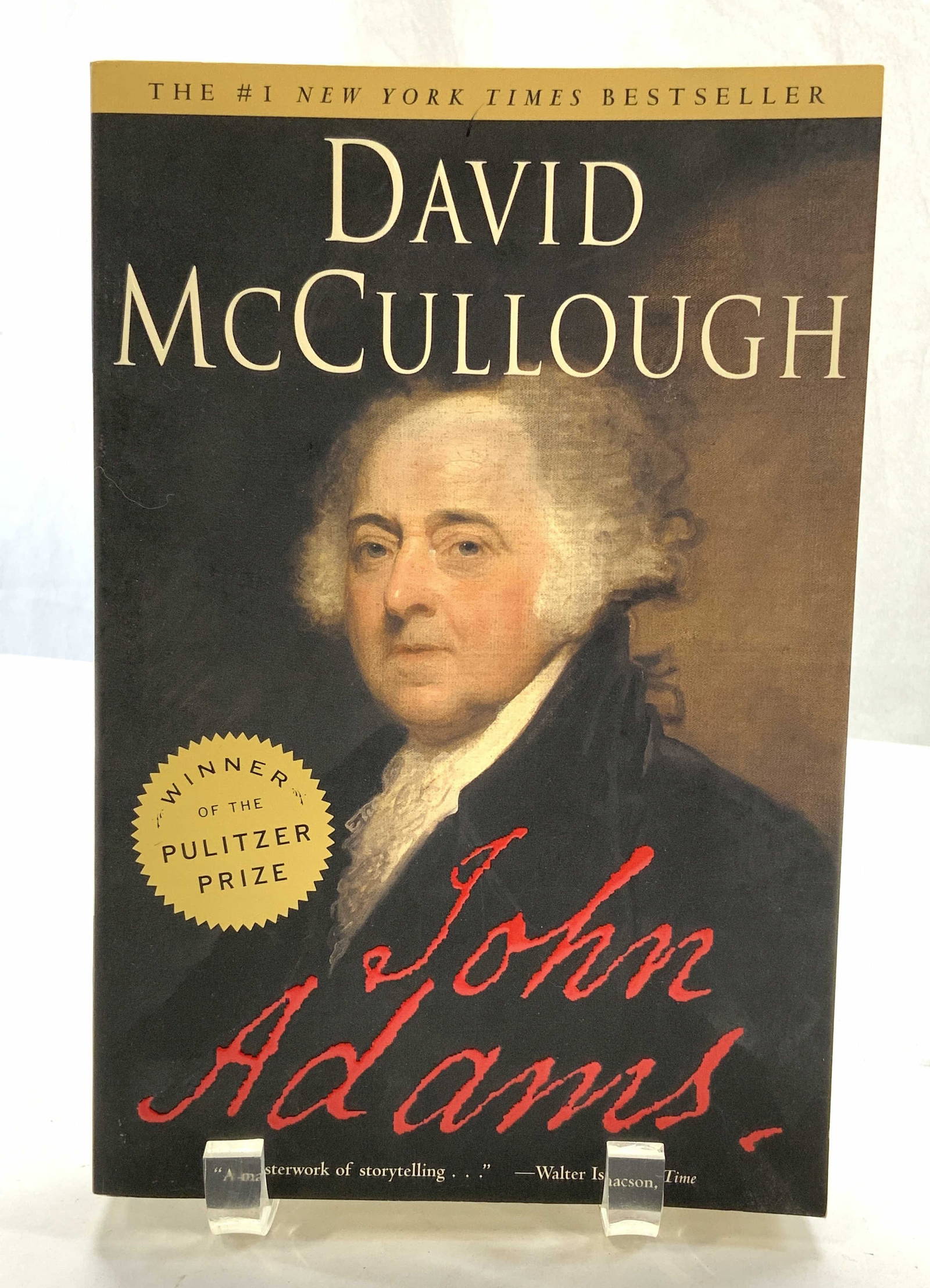John Adams Autographed Biography D Mccullough 2004 Auction