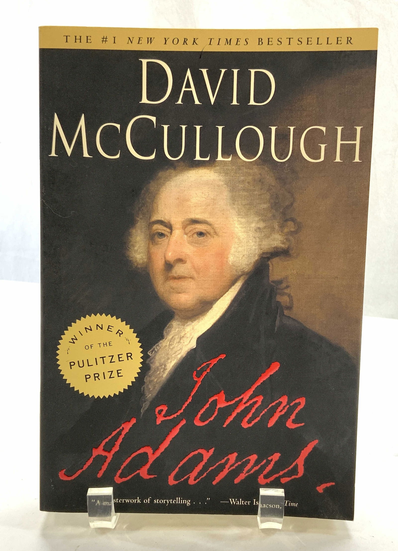 John Adams Autographed Biography D Mccullough 2004 Auction