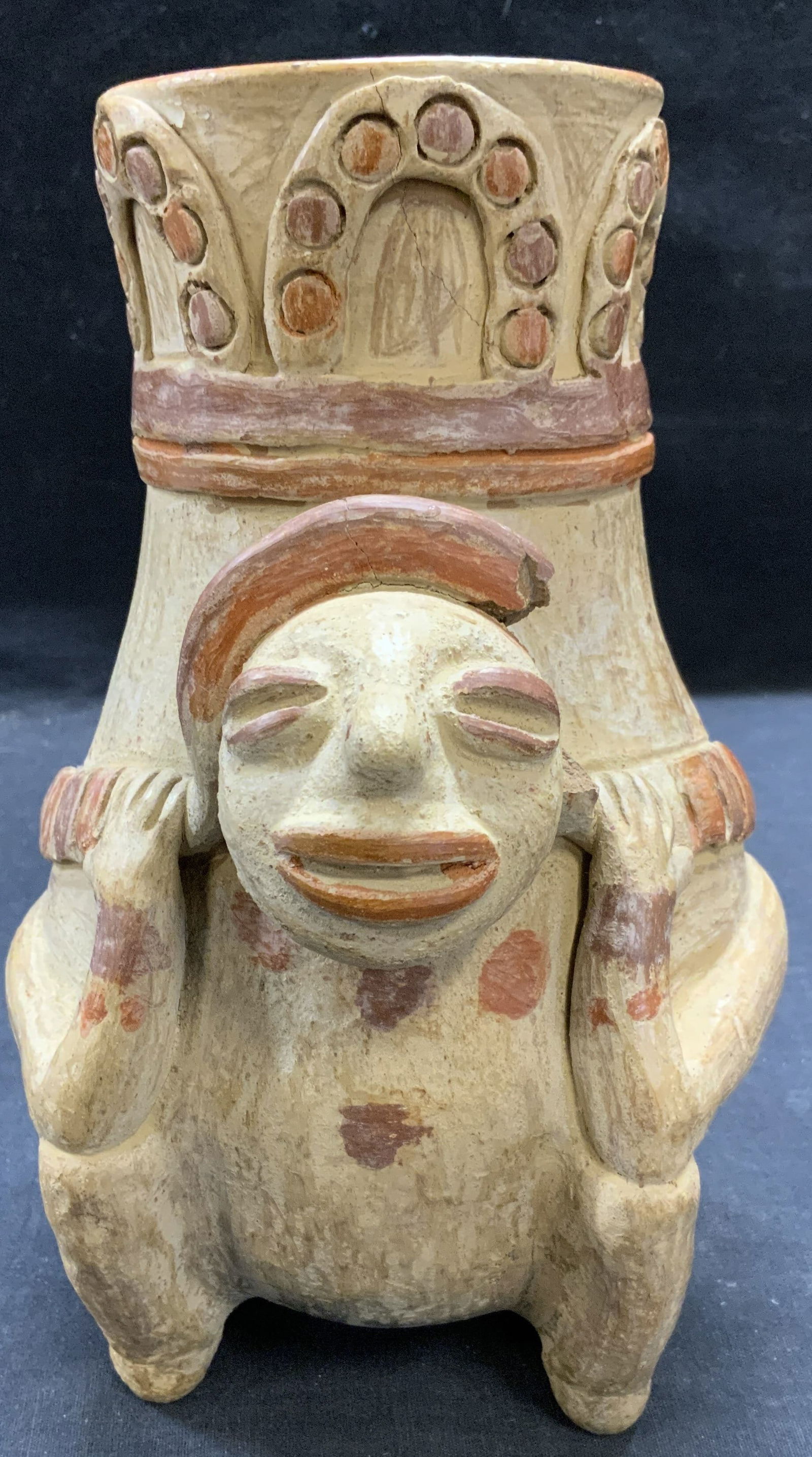 Latin American Tribal Pottery Vase Auction