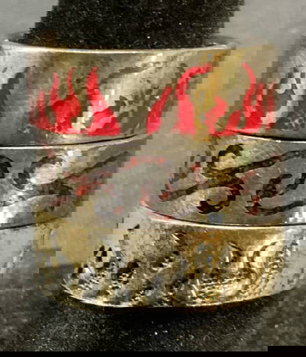 Lot 3 Sterling Silver Frame Rings