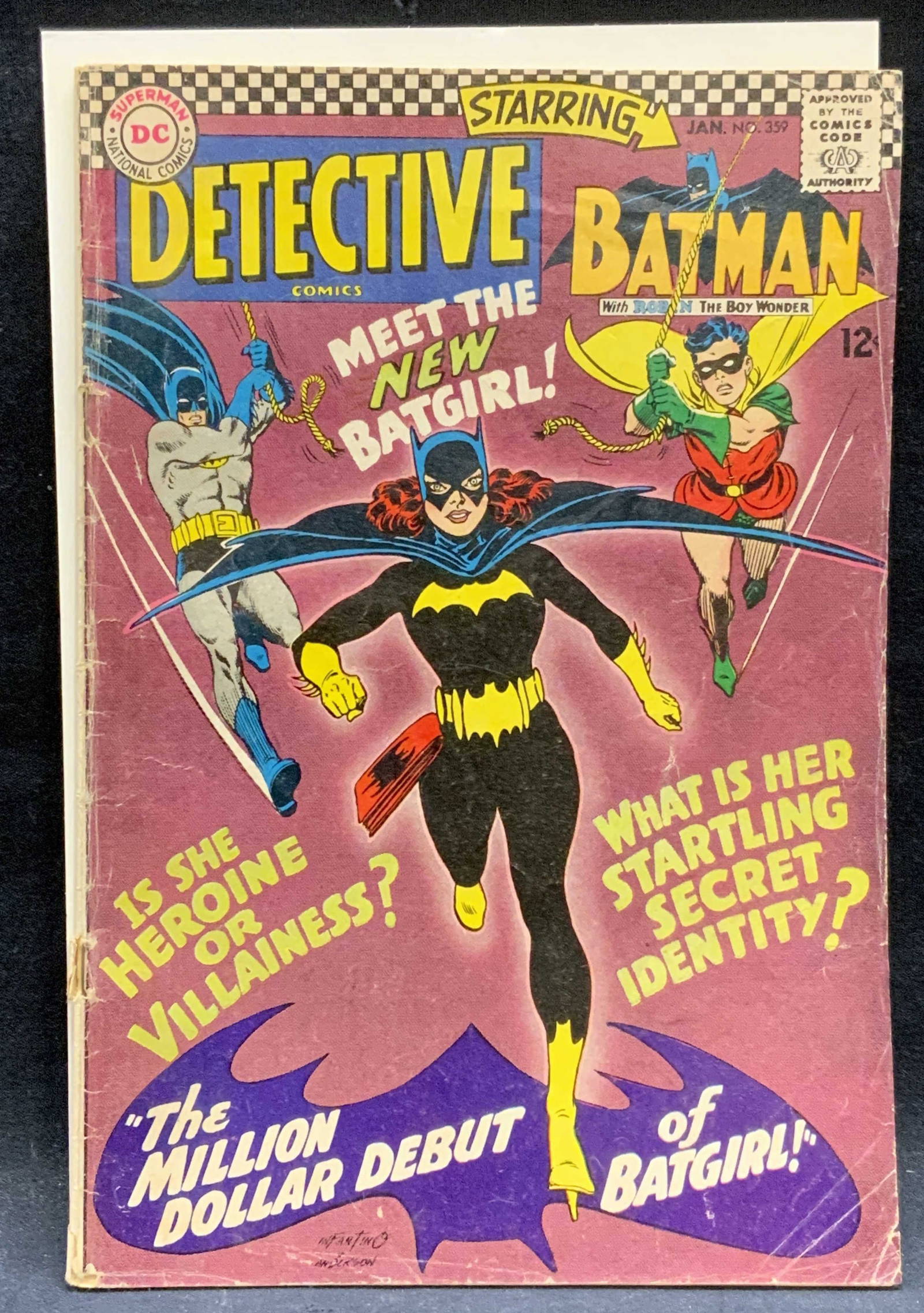 Dc Detective Comics #359 1967, First Batgirl Issue Auction