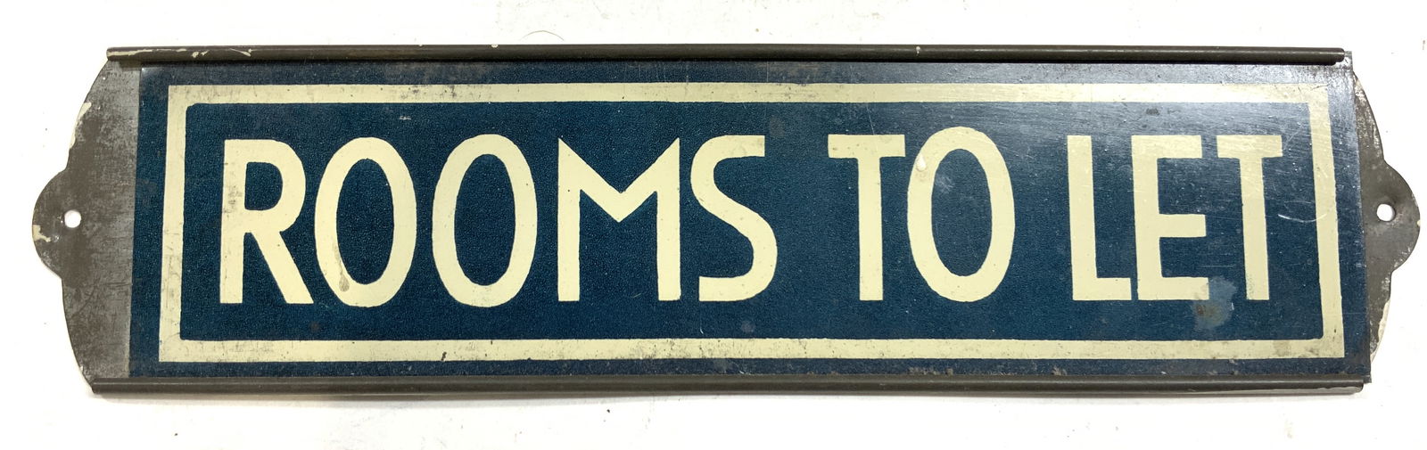 Vintage Rooms To Let Metal Sign Auction