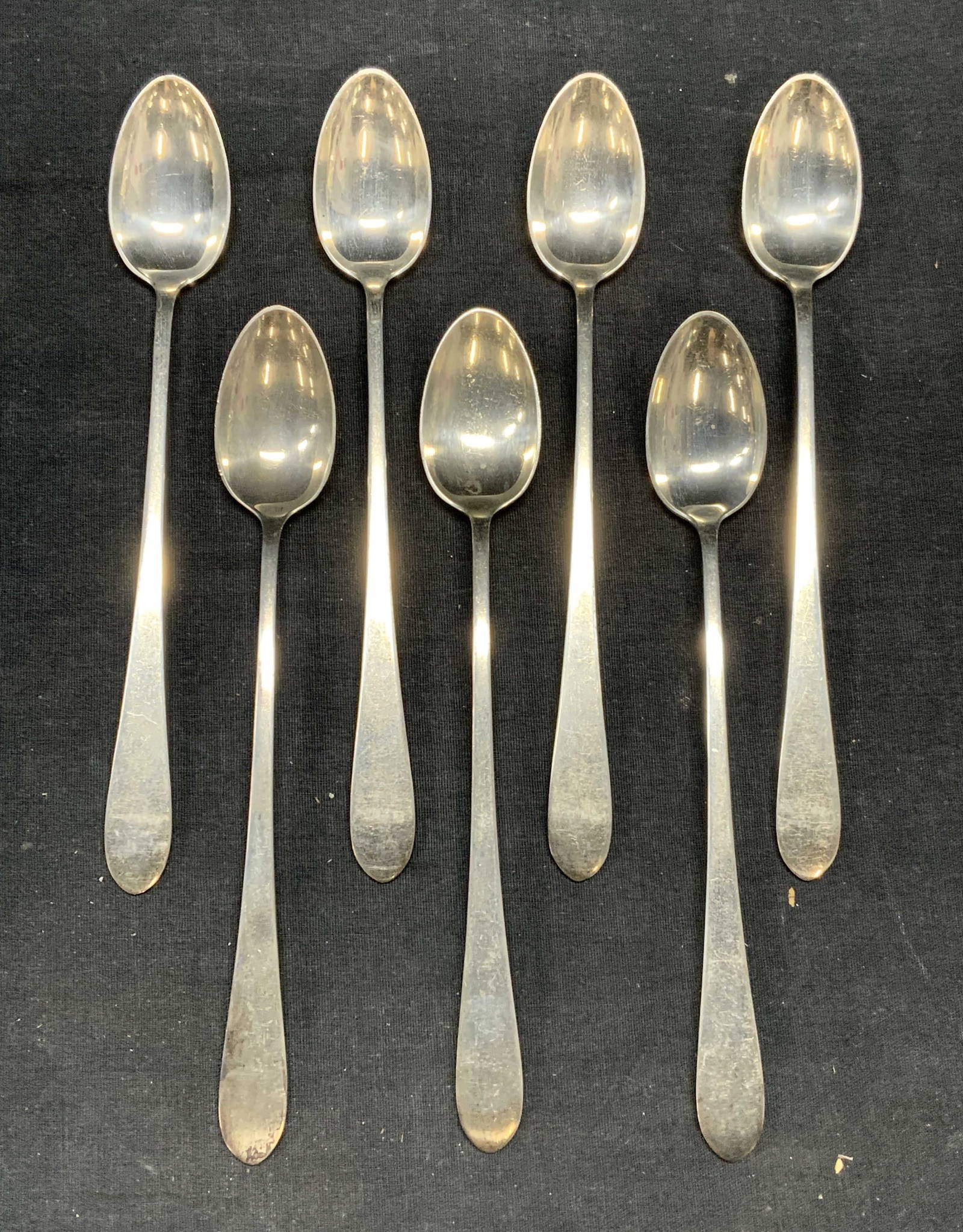 Set 7 Gorham Sterling Silver Ice Tea Spoons Auction