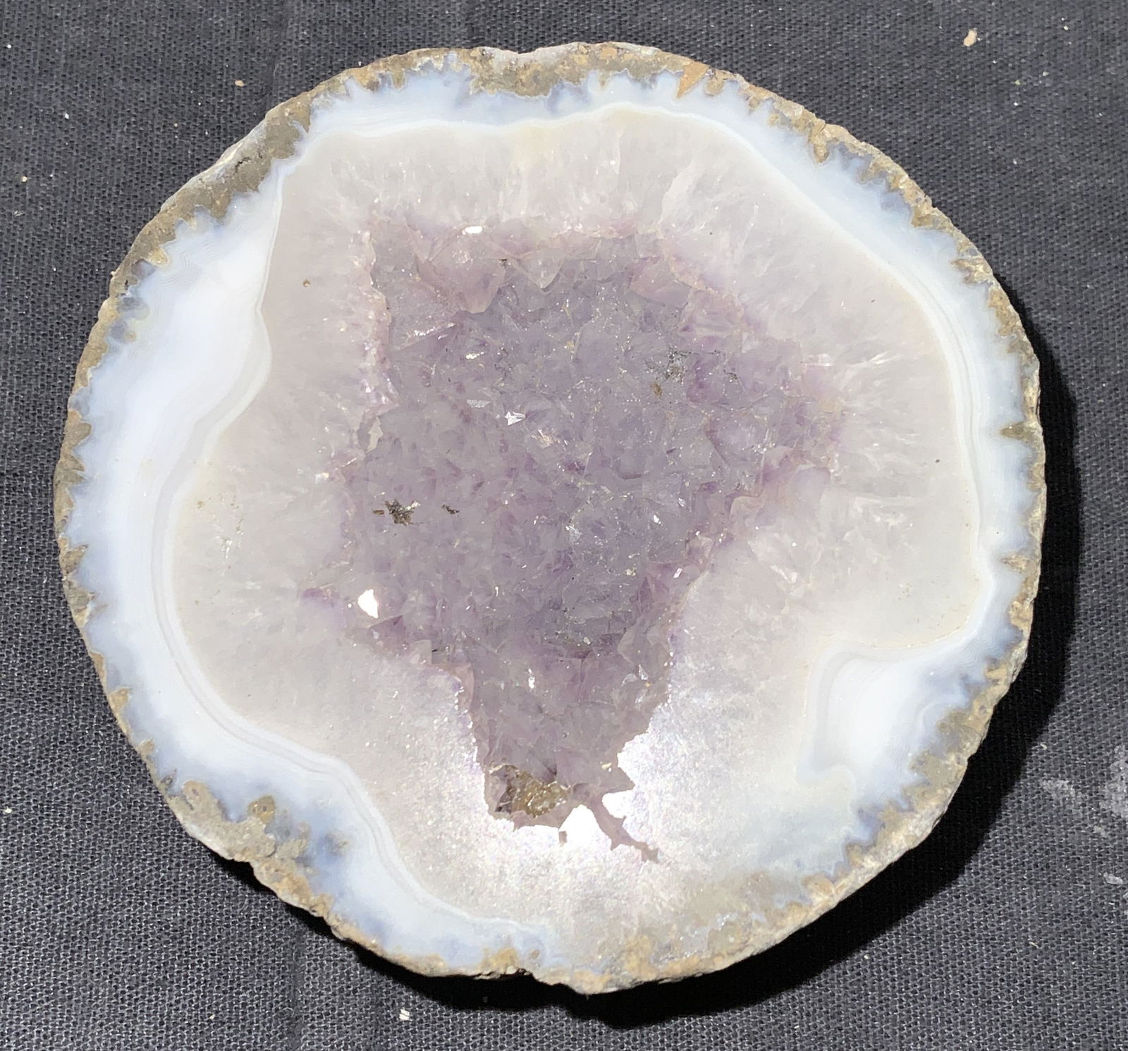 Natural Cut Geode Specimen Display Auction