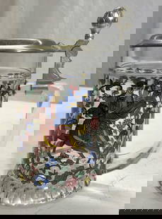 Rein Zinn Bmf Stenciled Glass Tankard , Germany