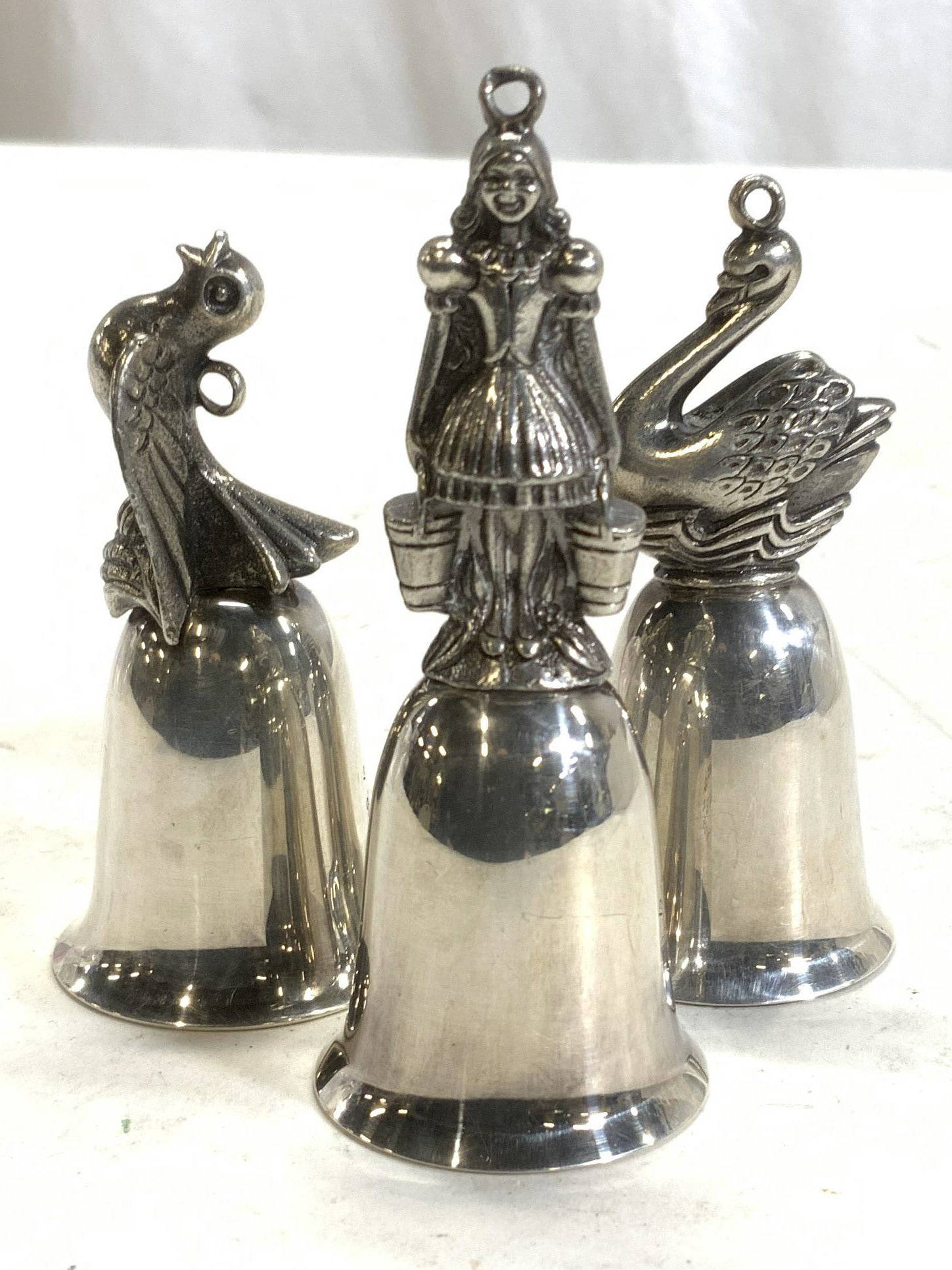 Sterling Silver R & B Christmas Music Bells Auction