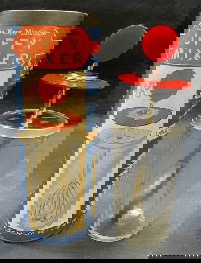 Vintage Milano Jiffy Mixer W Original Box