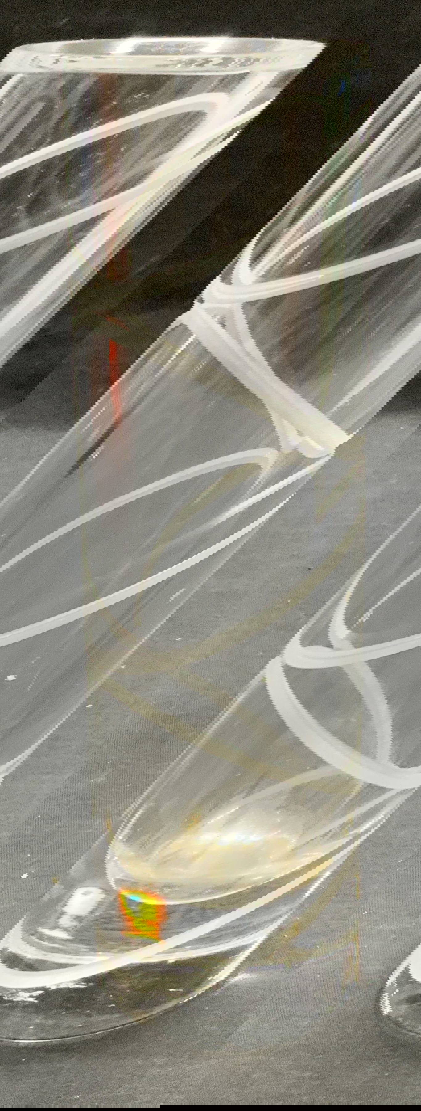 Kate Spade Lenox Etched Crystal Cylinder Vase Auction