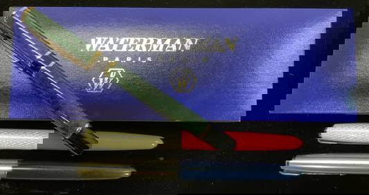 Rare Waterman #402 Sterling "snail" Pen