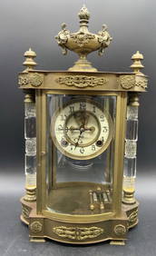 Antique Ansonia Clock Featuring William Shakespeare