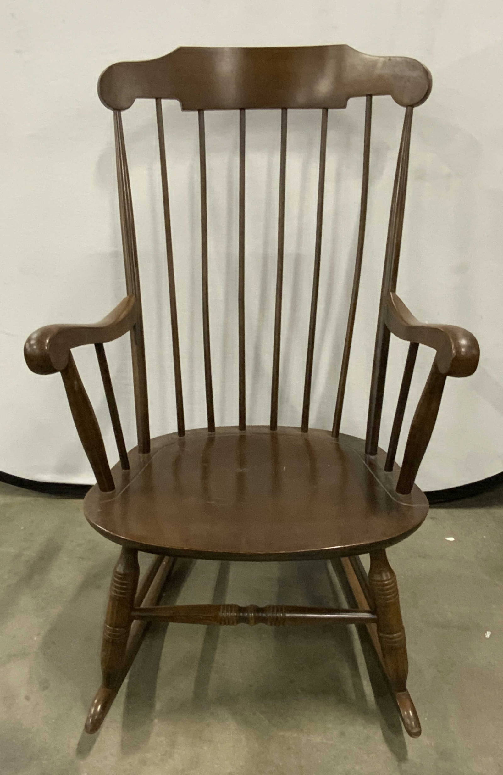 Cochrane Vintage Wooden Rocking Chair Auction